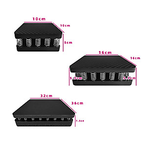 Speaker Stands Sound Stand KTV Professional Audio Foot Nail Rack Stand Ground Shock Absorber Bar Subwoofer Shock Absorbing Speaker Shock Pad Floor/Wall Mount Speaker Stand (Size : 32x36x7.5cm)