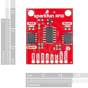 SparkFun RFID Qwiic Reader-Pairs with The ID-LA modules: ID-3LA, The ID-12LA, or The ID-20LA, and utilizes 125kHz RFID Chips Includes Read LED & Buzzer No Soldering Required