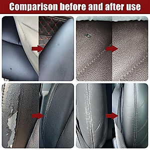 Alkyne Leather Filler,Leather Filling Paste,New Car Leather Filler Repair Cream,Leather Color Restorer Conditioner for Filling or Repairing Holes Scratches (1pc)