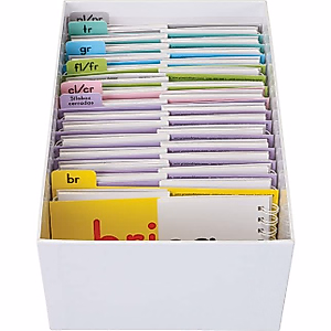 Really Good Stuff Libros de Sílabas Compuestas (Spanish Advanced Syllable Flip Books) - 30 Flip Books