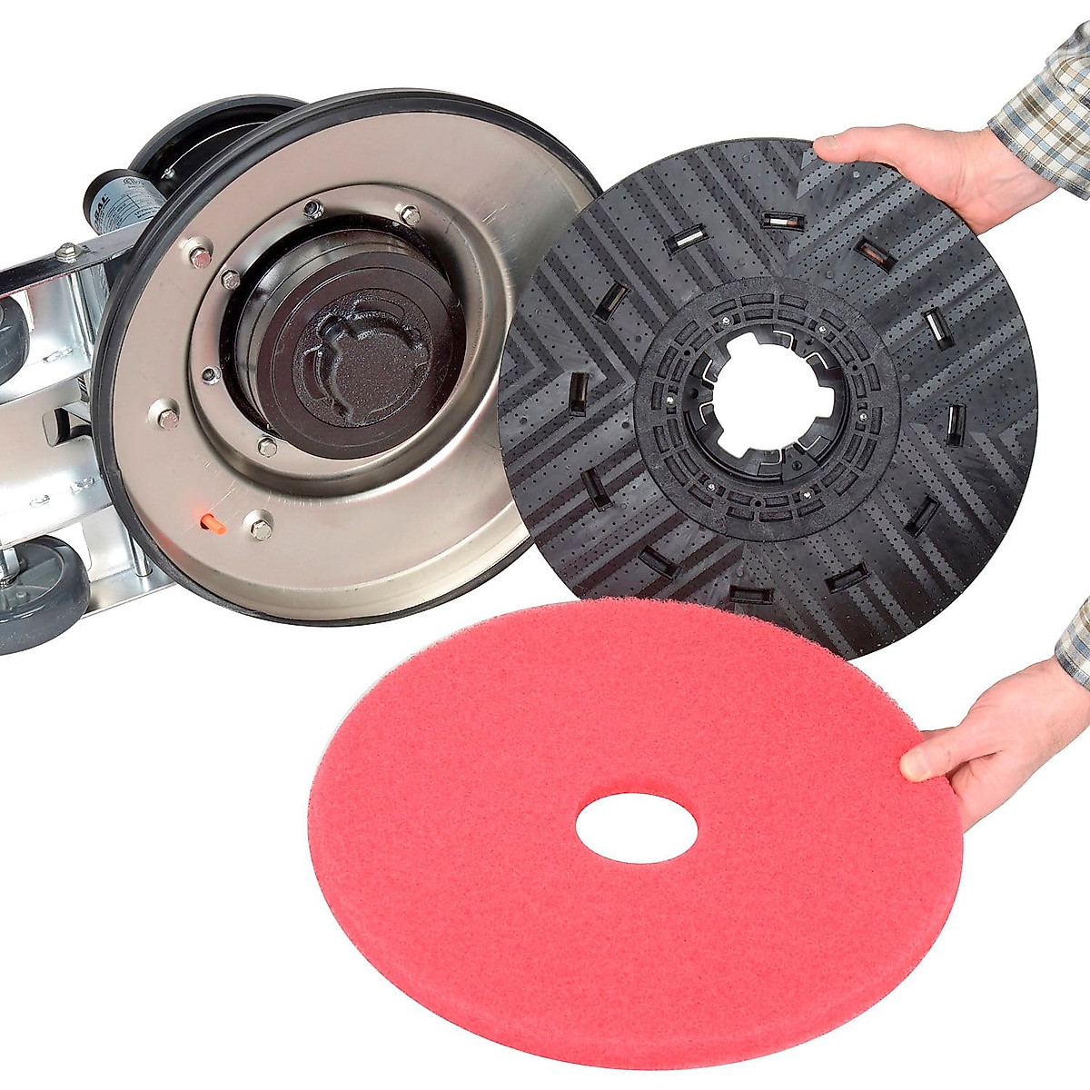 Corded Floor Machine, 17" Cleaning Width