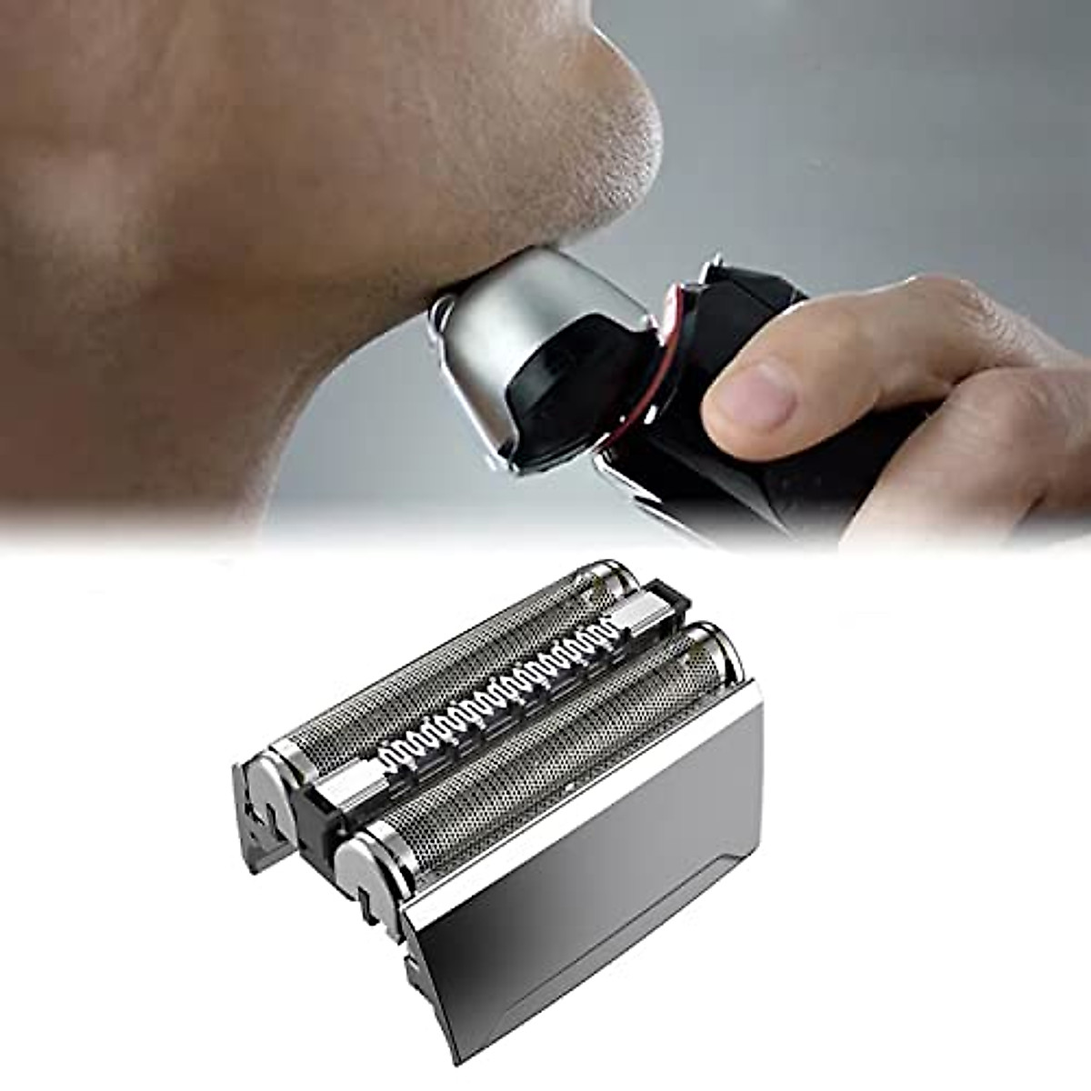 52S Shaver Replacement Head for Series 5 Foil & Cutter Replacement Head Blades Fit for Braun Razor Series 5, 1-Pack 52S Replacement Head for Electric Shaver 5020s, 5030s, 5040s, 5050cc, 5070cc, 5090cc