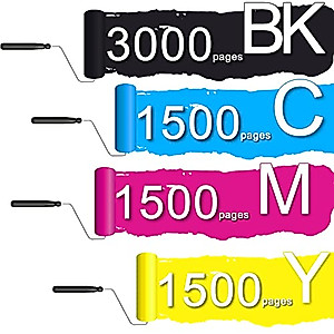 Jagute LC3033 Compatible Ink Cartridges Replacement for Brother LC3033XL LC3033XXL Ink Work with Brother MFC-J995DW MFC-J995DWXL MFC-J805DW MFC-J805DWXL MFC-J815DW Printer（BK/C/M/Y）