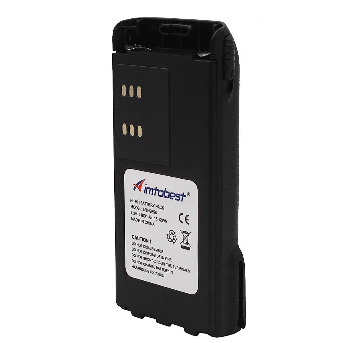 NTN9858C 2100mAh Ni-MH Battery with WPLN4114AR NO-IMPRES Charger Compatible for Motorola Radio XTS2500 XTS1500 PR1500 MT1500