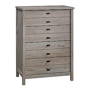 Sauder Cottage Road Dresser, L: 32.44" x W: 19.29" x H: 44.92", Mystic Oak Finish