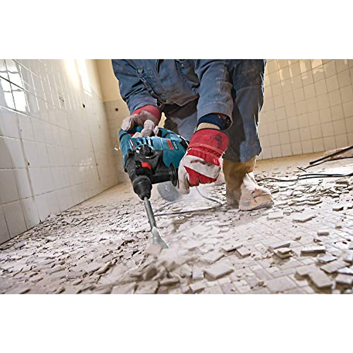 BOSCH RH328VC 1-1/8 Inch SDS-plus Rotary Hammer with Variable Speed, Vibration Control