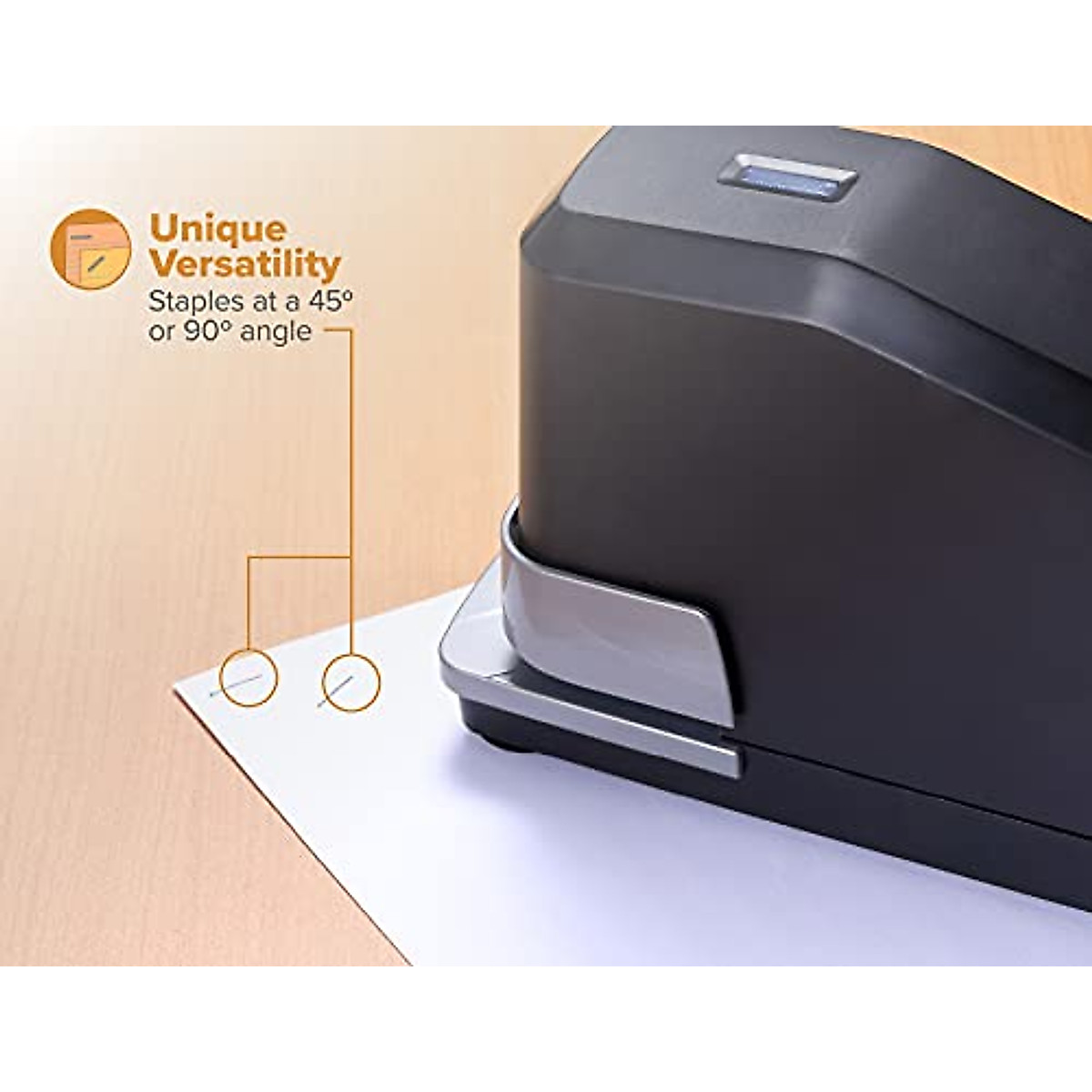 Bostitch Office Impulse Heavy Duty Electric Stapler Value Pack, 45 Sheet Capacity, Includes 5,000 Staples & Staple Remover, No-Jam, Faster Stapling, Black