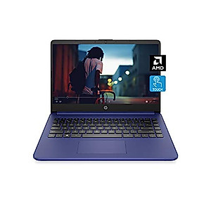 HP 14 Laptop, AMD 3020e, 4 GB RAM, 64 GB eMMC Storage, 14-inch HD Touchscreen, Windows 10 Home in S Mode, Long Battery Life, Microsoft 365, (14-fq0040nr, 2020)