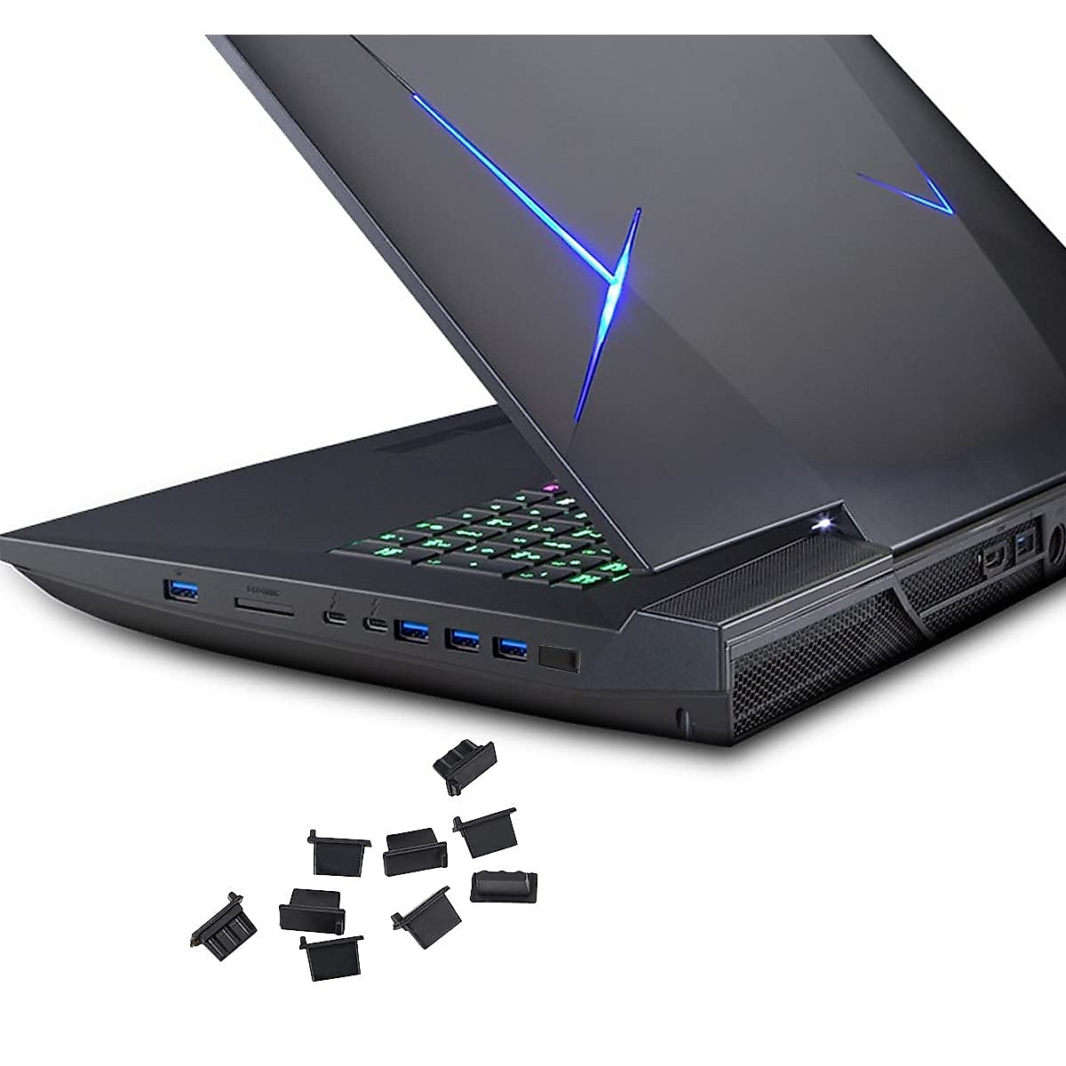 40PC USB A Port Cover Caps, Durable USB Cover Caps for USB Type-A Female Port, USB Dsut Cover for Desktop PC Laptop Router Hub or Other Device with USB Type-A Female Port