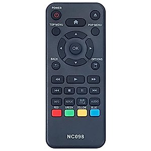 NC098 NC098UL Replacement Remote Control Applicable for Philips Blu-ray DVD Player BDP1502/F7 BDP1502F7 BDP1502 F7