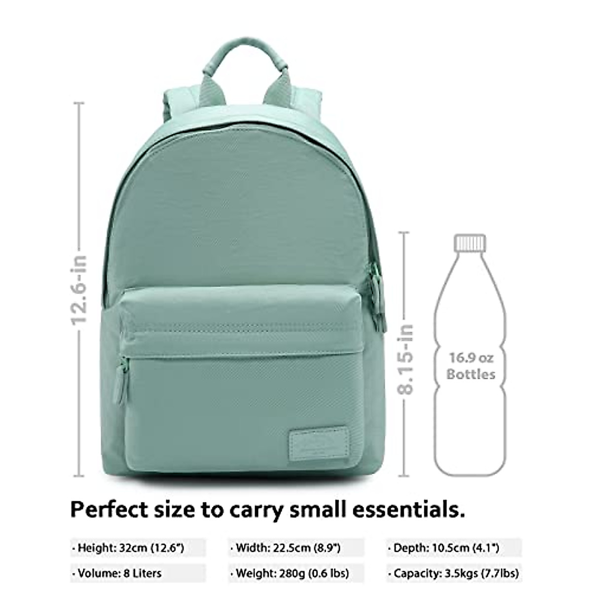 HotStyle SIMPLAY+ Mini Backpack Small Fashion Backpacking Purse, Cambridge blue