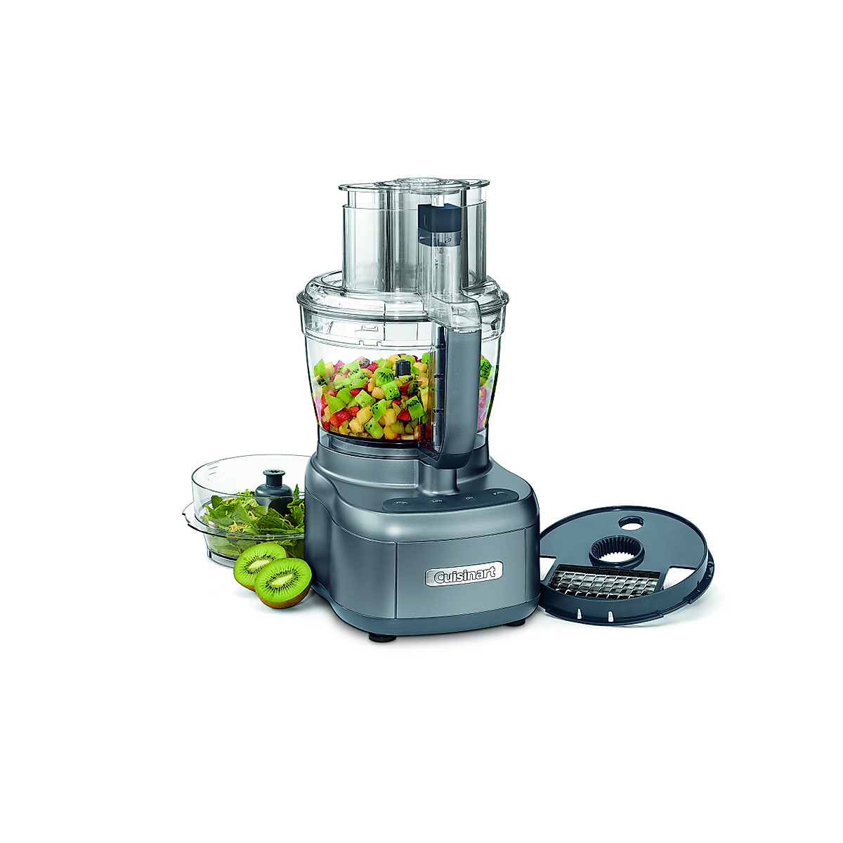 Cuisinart Elemental Small Food Processor, 13-Cup, Gunmetal