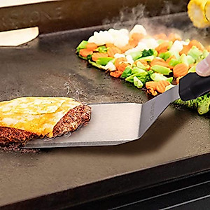 Anpro Griddle Accessories Set for Blackstone and Camp Chef Griddle, 15 PCS Flat Top Grill Accessories Set with Griddle Scraper, Metal Spatula, Egg Rings for Outdoor BBQ, Camping, Gifts for Fathers Day