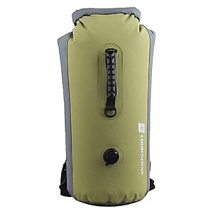 CLGTY Waterproof Dry Bag Backpack 23L 35L 60L, Portable Dry Storage Bag For Water Sports - Fishing, Boating, Kayaking,Camping, Surfing, Rafting Gifts For Men And Women-green-60L