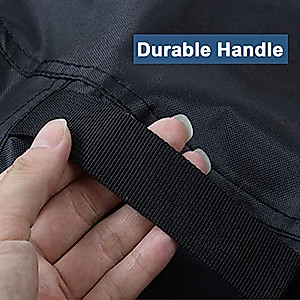 Rilime Popcorn Machine Cover Compatible with GREAT NORTHERN- Waterproof 420D Popcorn Cart Cover,Dustproof Popcorn Maker Cart Cover With Adjustable Drawstring 16"L X 18"W X 31"H