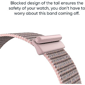 Nylon Sport Loop Bands for Apple Watch Band 38mm 40mm 41mm 42mm 44mm 45mm, Pink Sand Adjustable Stretchy Elastic Braided Strap Wristband Replacement for iWatch Series 9 8 7 6 SE 5 4 3 2 1 Women/Men