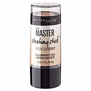 Maybelline New York Makeup Facestudio Master Strobing Stick, Light - Iridescent Highlighter, 0.24 oz.