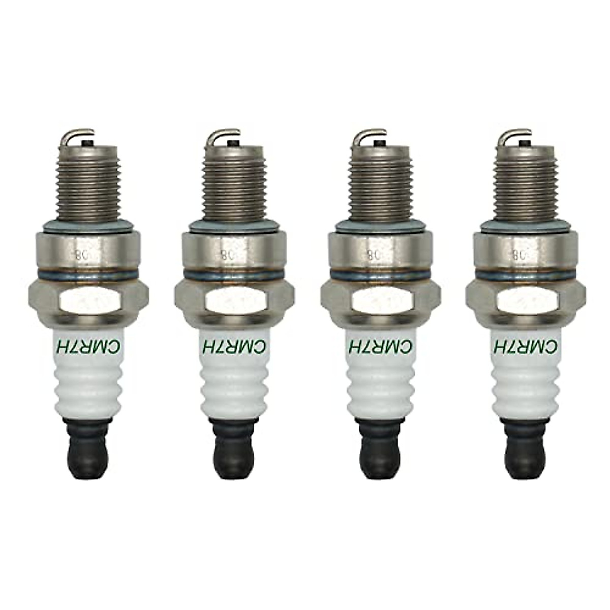 Hzoziza CMR7H Resistor Spark Plug, Replaces Champion RZ7C, NGK CMR7H, Husqvarna 506615101 544260901, Redmax 369991867, Fits for Husqvarna Stihl Redmax Blowers Brushcutters Trimmers Chain Saws, 4-Pack