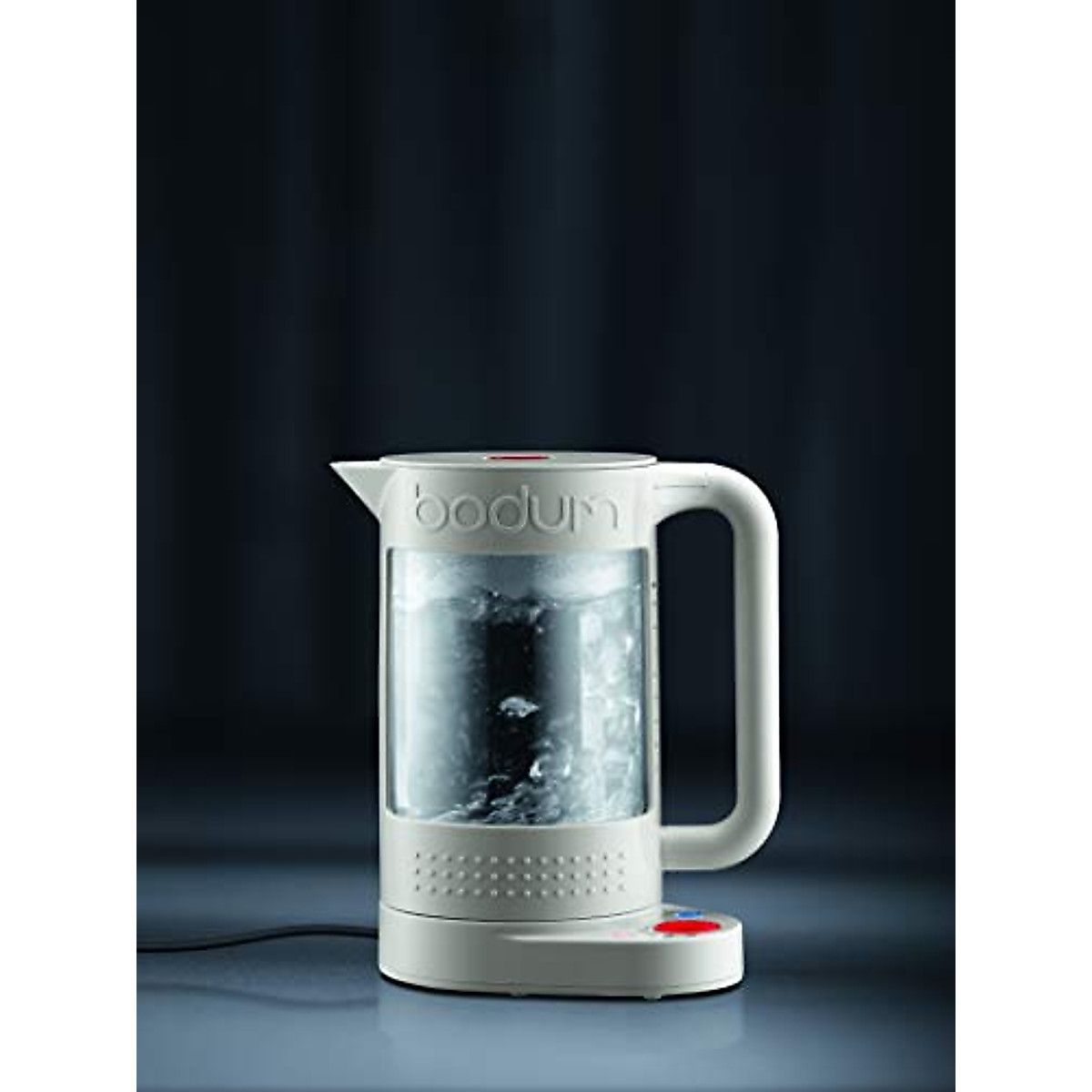 Bodum 11659-01US Bistro Electric water kettle, double wall with temperature control, 1.1 l, 37 oz, Black, 37 Ounce