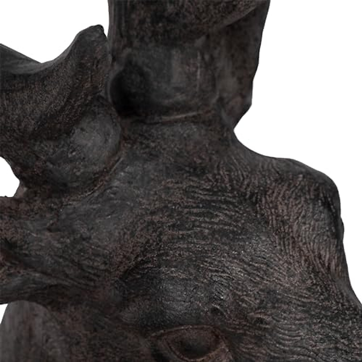 Sagebrook Home 11222 Resting Deer Figurine, 6" x 12.5" x 13.75", Rust