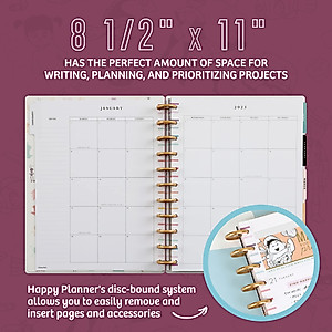 Happy Planner Disney Pixar 2023 Daily Planner for Jan. 2023–Dec. 2023, 12-Month Daily, Weekly, and Monthly Planner, Bright Year Vertical Layout, Big Size, 11 Inches by 8 1/2 Inches