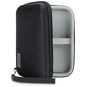 USA Gear Hard Shell Calculator Case - Graphing Calculator Case with Water Resistant Exterior and Large Accessory Storage - Compatible with TI-84 Graphing Calculator, TI-83 Plus, and Casio FX-9750GII