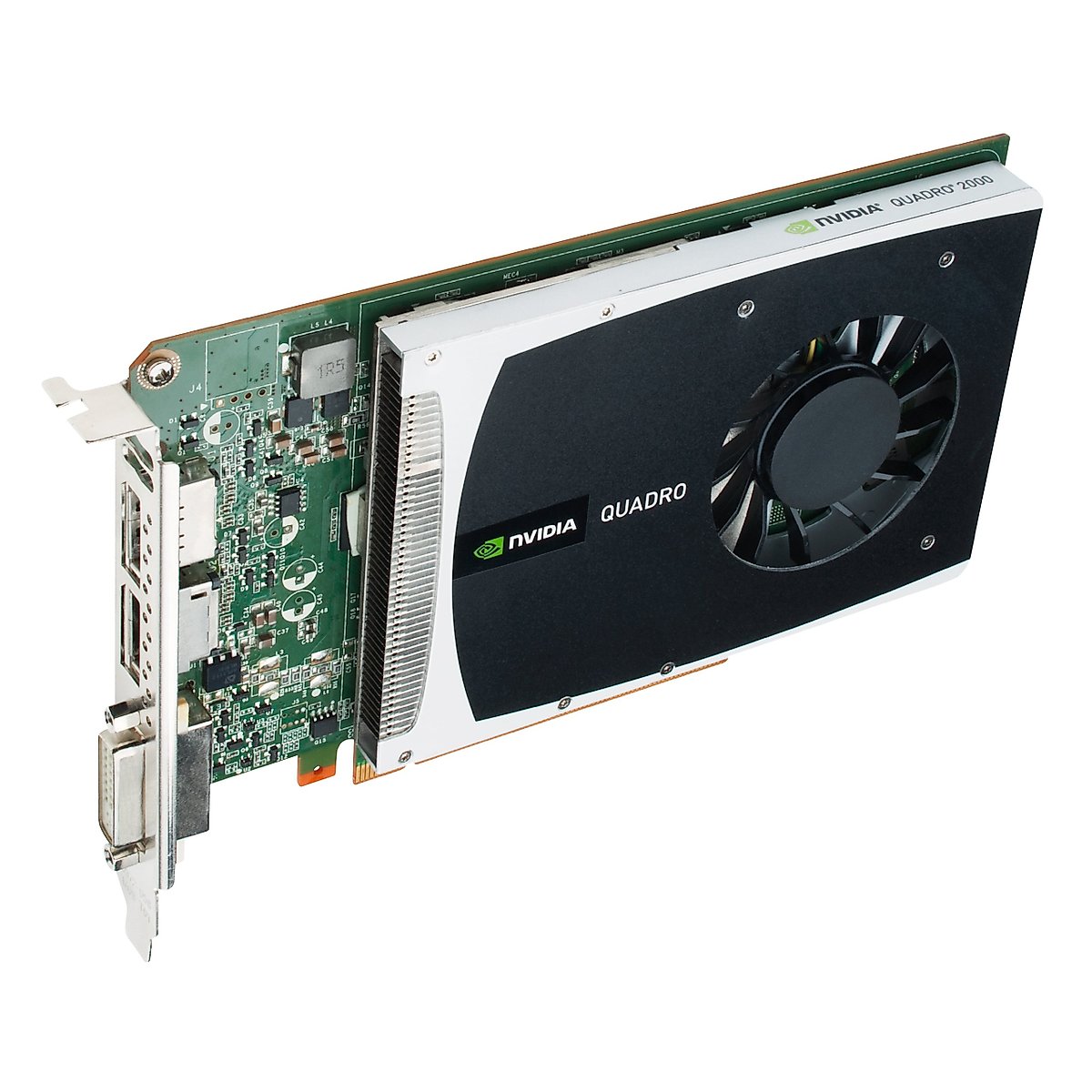 NVIDIA Quadro 2000 by PNY 1GB GDDR5 PCI Express Gen 2 x16 DVI-I DL and Dual DisplayPort OpenGL, Direct X, CUDA and OpenCL Professional Graphics Board, VCQ2000-PB