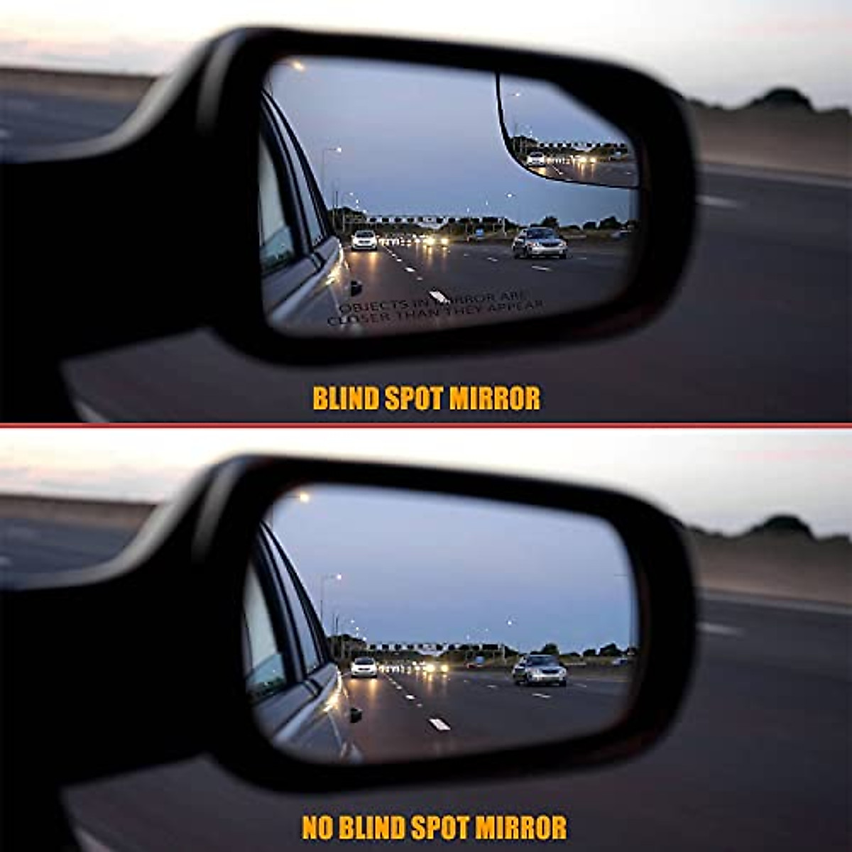 RANSOTO F150 Mirror Glass Right Blind Spot Passenger Side Heated Compatible with Ford F-150 2015 2016 2017 2018 2019 2020 Replace FL3Z17K707A