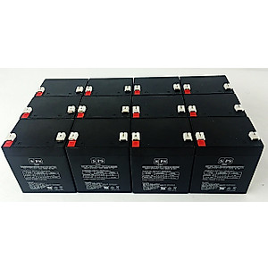 SPS 12v 5Ah APC RBC 43 UPS Replacement Battery Brand (12 Pack)