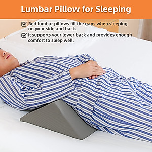 Fanwer Bed Wedges & Body Positioners (3 in 1), 40 Degree Wedges for Bed Positioning,Positioning Pillows for Elderly, Wedge Pillow for Bed Sores, Side Sleeping, After Surgery, Knees Elevated,Back Pain