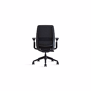 Steelcase Series 2 Office Chair, Graphite Frame, Cogent Connect Licorice
