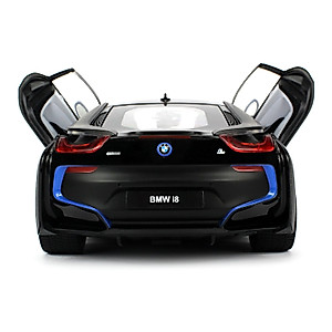 Modern-Depo Officially Licensed RC Vehicles Scale 1:14 w/Open Doors by Rastar (Black)