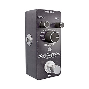 ISET Digital Reverb Guitar Pedal with 9 Modes Guitar Effect Pedal for Electric Guitar Bass True Bypass