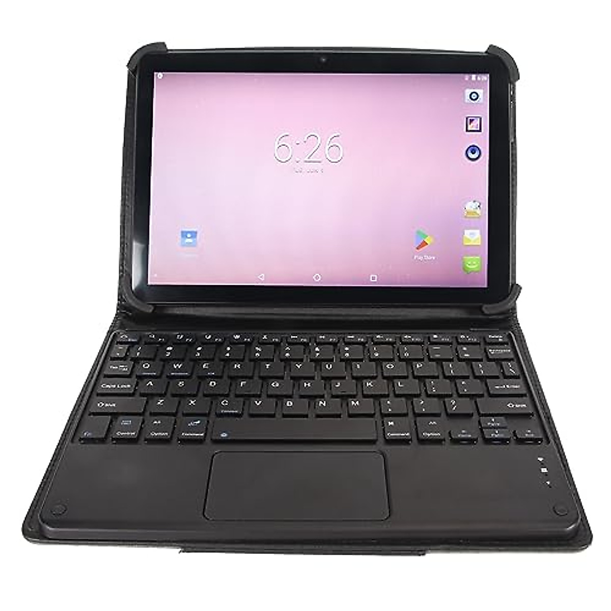 2 in 1 10.1 Inch Tablet, 4G Network 2 in 1 Tablet 100-240V with Keyboard for Android 12 for Home (US Plug)