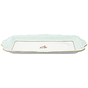 Royal Albert Bone China Polka Rose Sandwich Tray