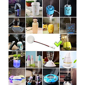 ToToT 2PCS 16mm Ultrasonic Mist Maker Fogger Ceramics Discs Atomizer Humidifier Accessories with Wire and Sealing Ring