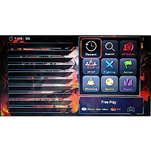 RegiisJoy 28000 in 1 Handheld Portable Arcade Game Console Mini Pandora Box 50S with HD Screen 2.4GHZ Wireless Controllers Search/Hide/Save/Load/Pause Games