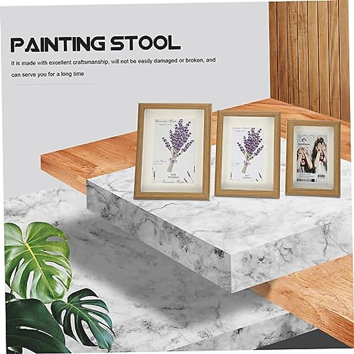 Abaodam Photo Collage Frame 3Pcs Photo Frame Specimen wooden frames glass picture frame vintage picture frames Rustic Picture Frame retro desk Photo Frame MDF Wood Photo Frame