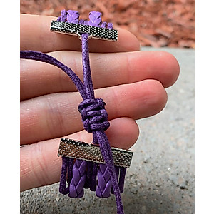 Infinity Collection Purple Ribbon Charm Bracelet, Where There is a Will There is a Way Awareness Bracelet, Survivor Gift for Women