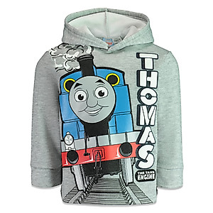 Thomas & Friends Tank Engine Toddler Boys Fleece Hoodie & Pants Set Grey/Black 2T