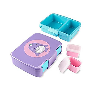 Skip Hop Kids Bento Lunch Box, Ages 3+, Zoo Narwhal