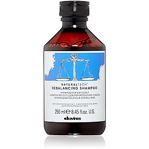 Davines Naturaltech REBALANCING Shampoo, Gently Cleanse The Scalp While Assisting With Excess Sebum Production, Add Shine, 8.45 fl oz