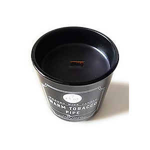 DW Home Wooden Wick Candle, Warm Tobacco Pipe (11.5 oz)