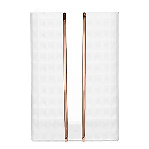 Zerodeko Wall Mount Paper Towel Dispenser Transparent Folded Paper Towel Holder Hand Towel Guest Towel Napkin Holder Box for Bathroom Toilet Kitchen