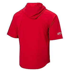 Rawlings Boys' COLORSYNC -Short Sleeve -Jacket Youth, Red, Medium