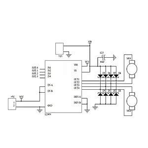 10Gtek# L298N Motor Drive Controller Board Module for Electric Projects Arduino Smart car Power UNO MEGA R3 Mega2560, Pack of 2