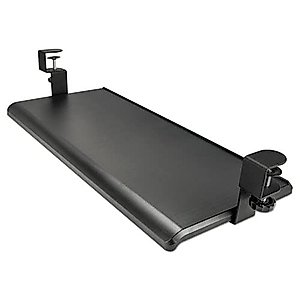 Alera ALEKBT1B 30.7 in. x 13 in. AdaptivErgo Clamp-On Keyboard Tray - Black