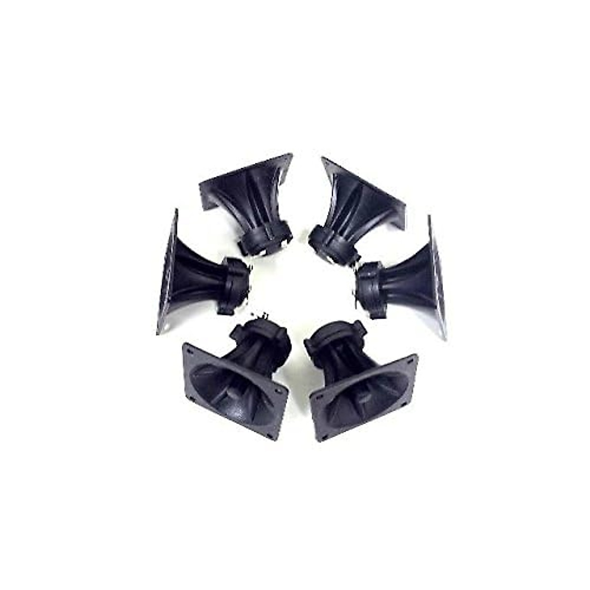 Nippon America 3 Pair of 3.25" x 3.25" Piezo Tweeter Element DJ Speaker Car Audio Square Single Super Horn NTX-1004PZ