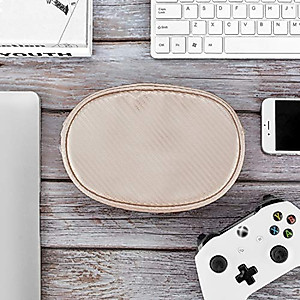 GEEKRIA Gaming Controllers Case Compatible with PlayStation 5, PS5, PS4, Dual Sense Edge, Series x, Google Stadia, Cyberpunk Xbox Luna Wireless Controllers Travel Bag Portable Protector (Gold)