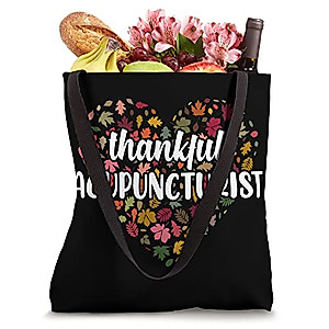 Thankful Acupuncturist Acupuncture Needles Expert Graphic Tote Bag